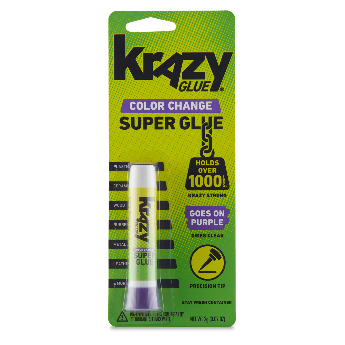 Krazy Glue Color Change | See Exactly Where You Glue – KrazyGlue.com