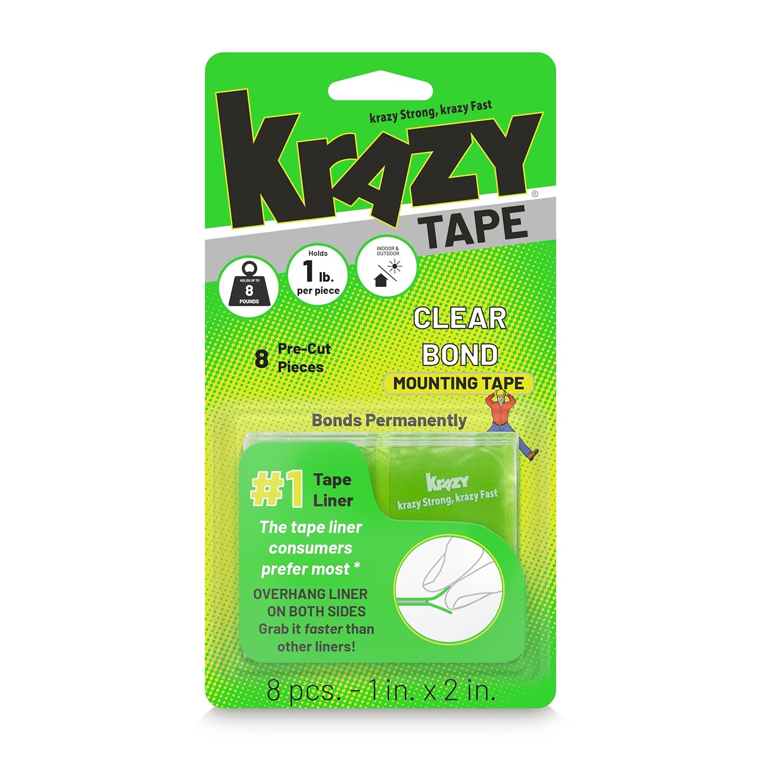 Clear Bond Krazy Tape | Invisible Adhesive Tape – KrazyGlue.com